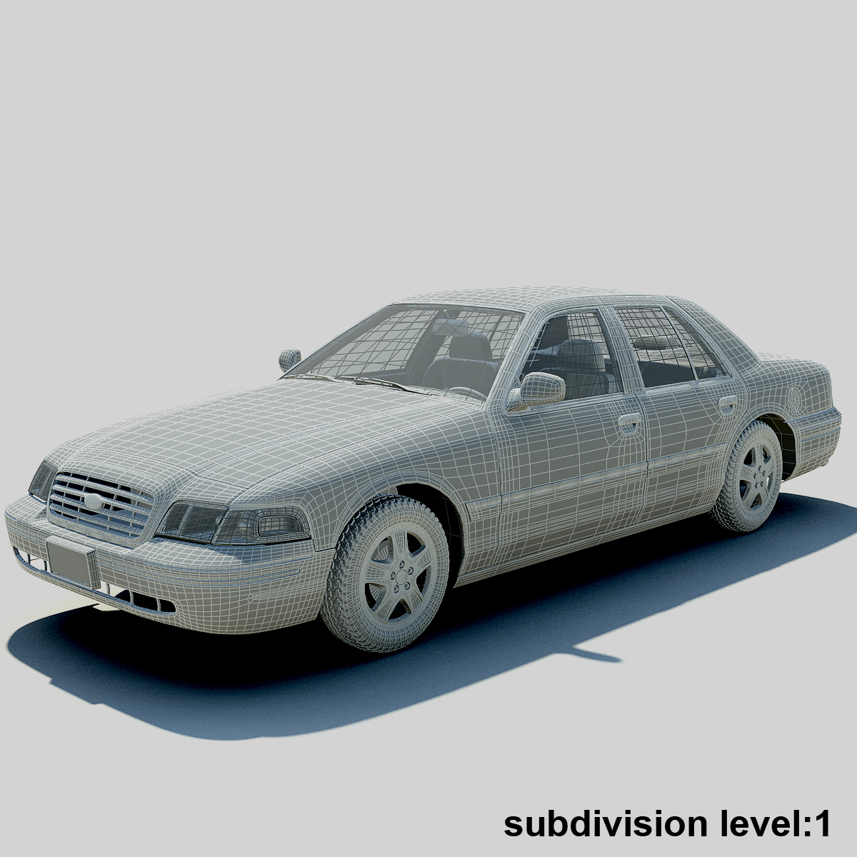 3d crown victoria model