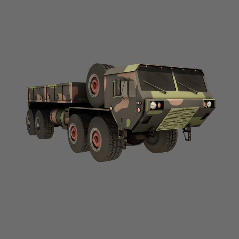 m977 a2 hemtt transport 3d model
