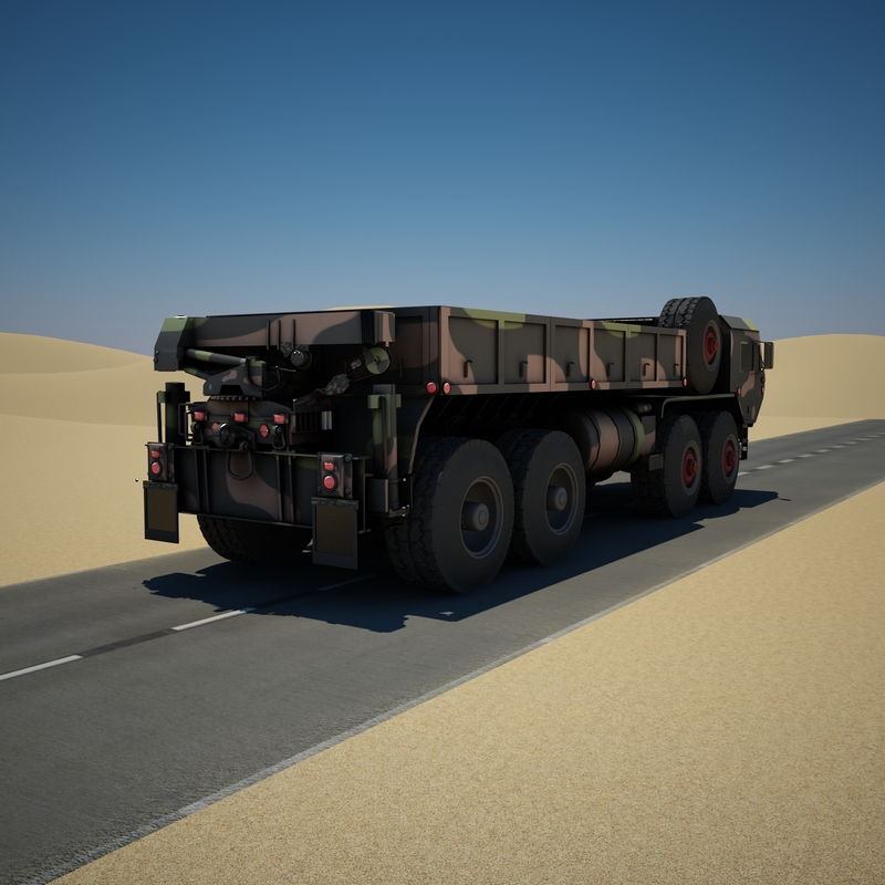 m977 a2 hemtt transport 3d model