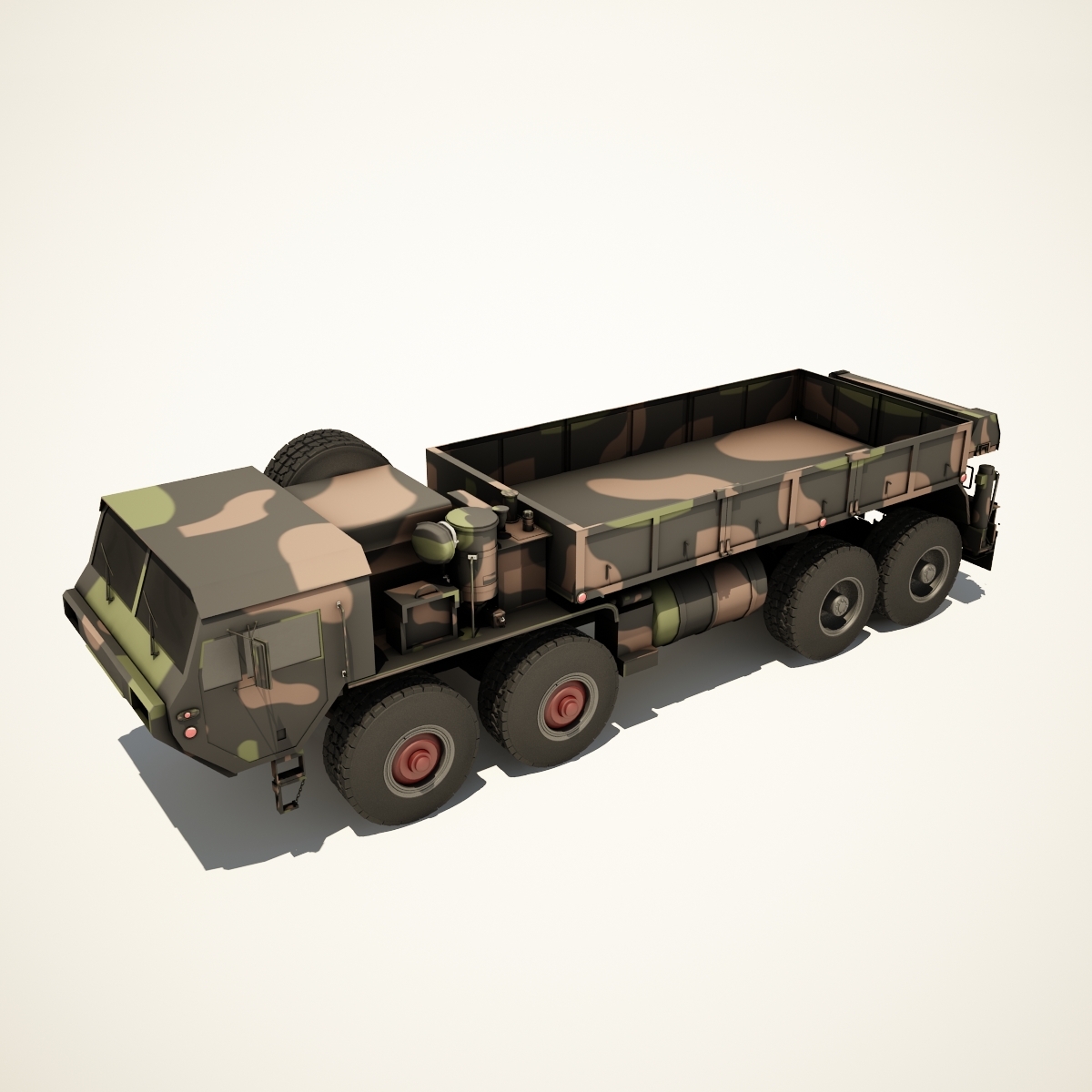 m977 a2 hemtt transport 3d model
