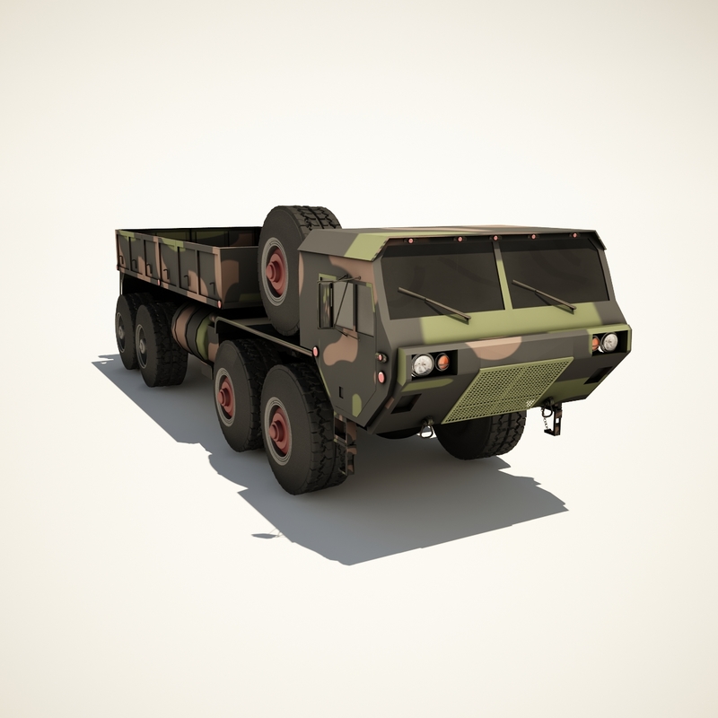 m977 a2 hemtt transport 3d model
