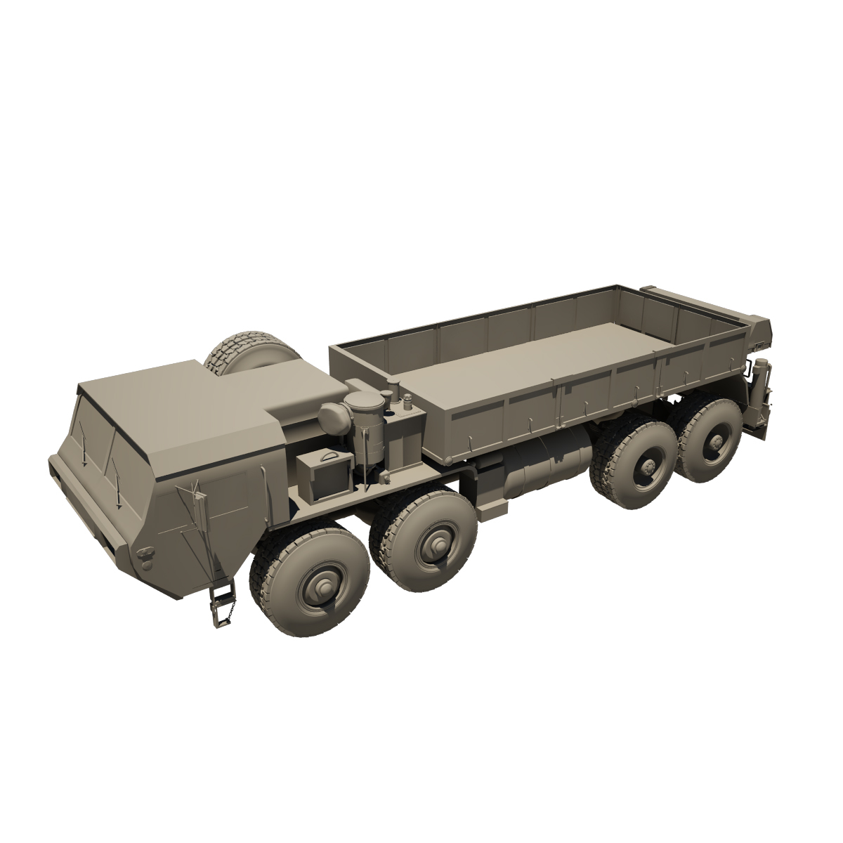 m977 a2 hemtt transport 3d model