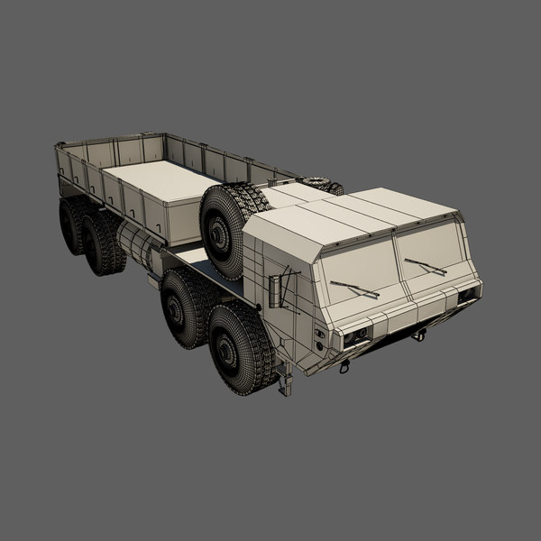 m977 a2 hemtt transport 3d model