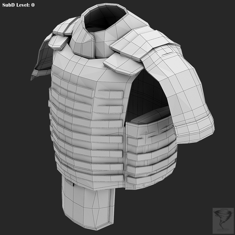 3d dragonskin vest