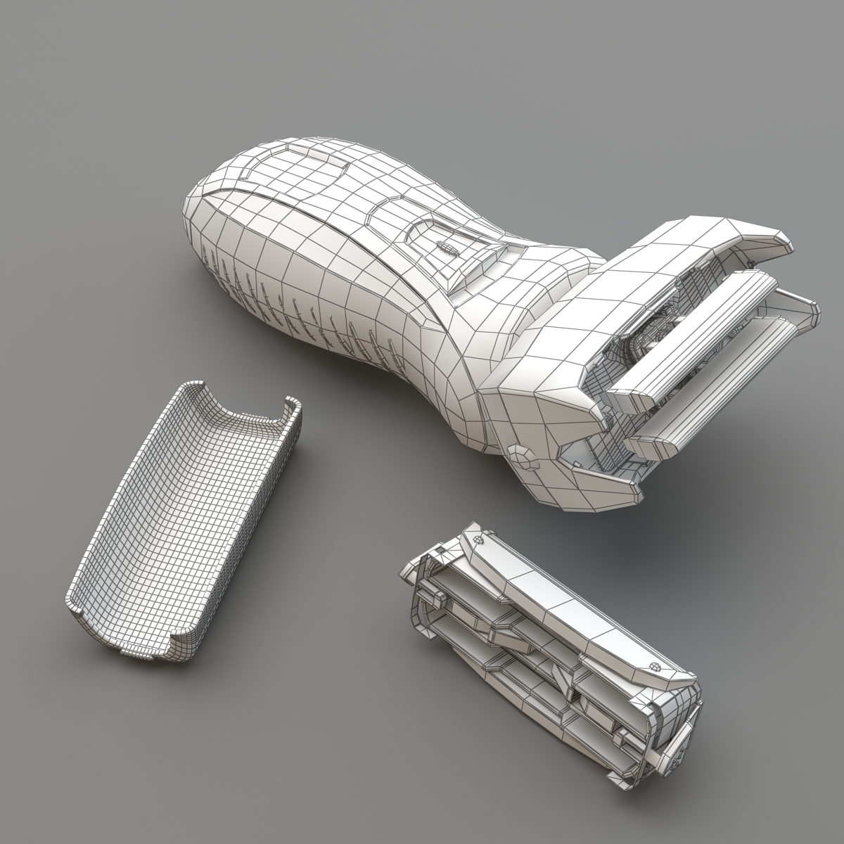 3d model electric shaver panasonic