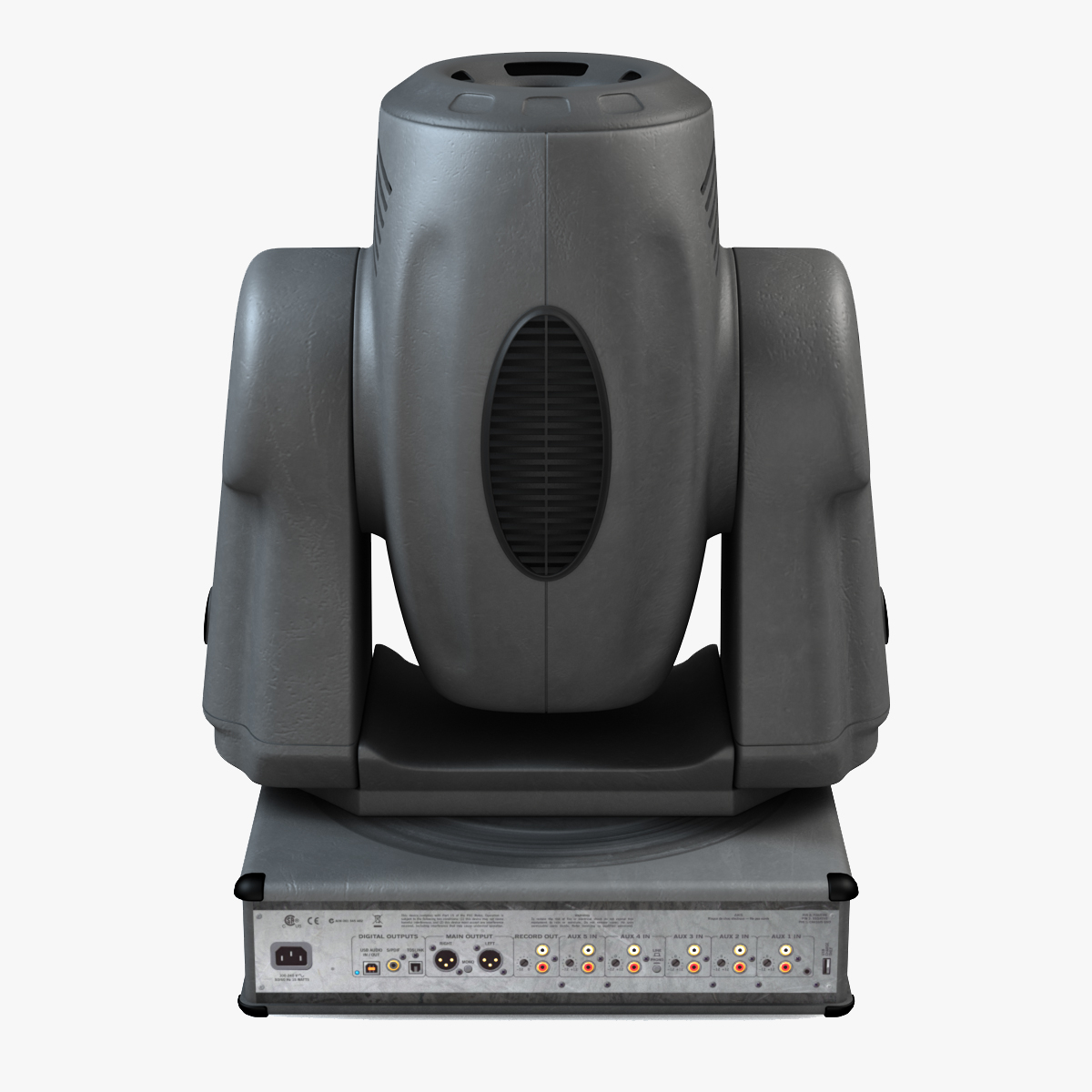 3d model of gobo lamp lighting effects