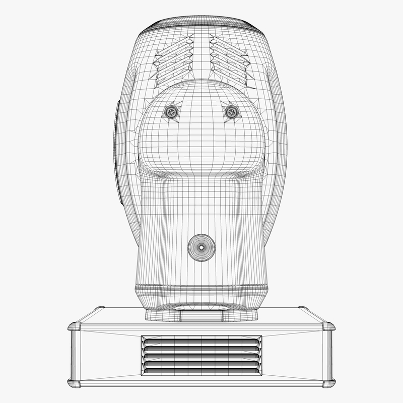 3d model of gobo lamp lighting effects
