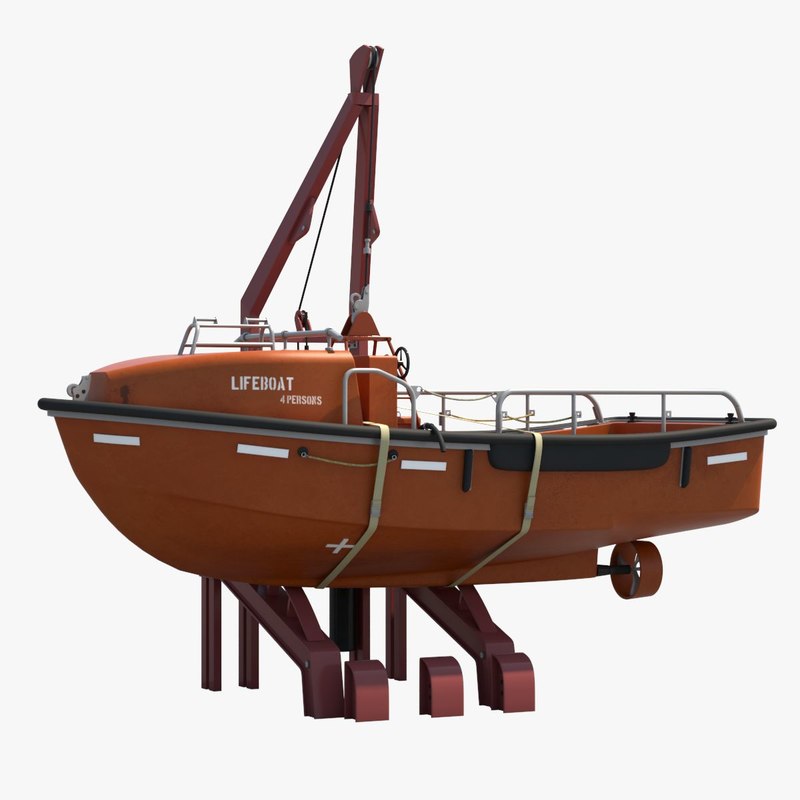 open lifeboat davit max