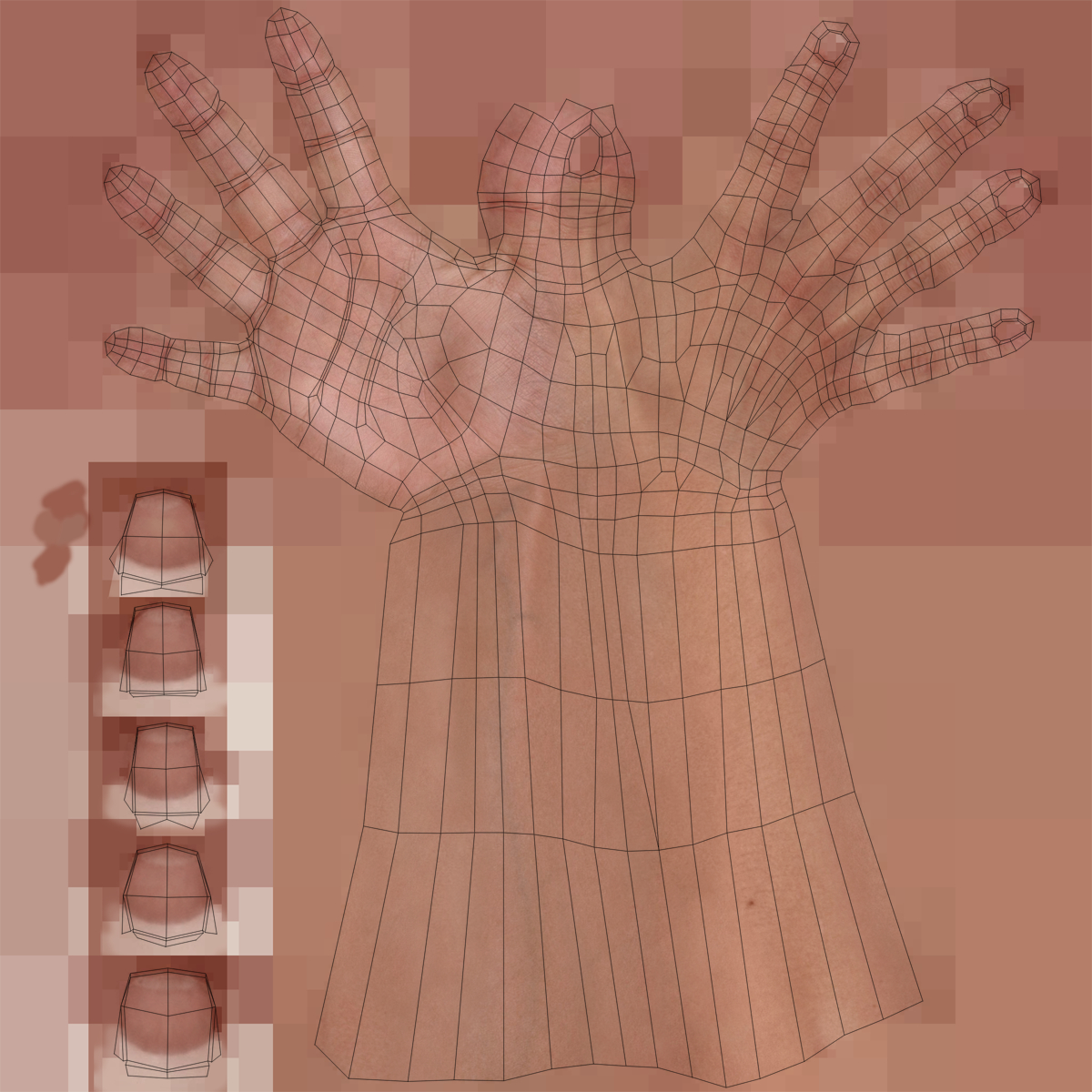 human hand max