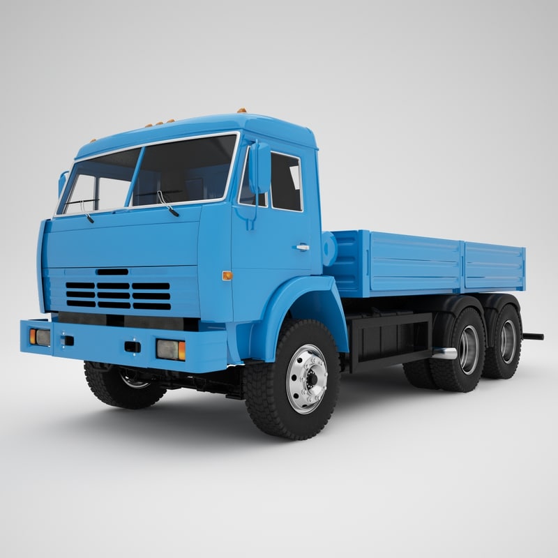3d kamaz 65115 model