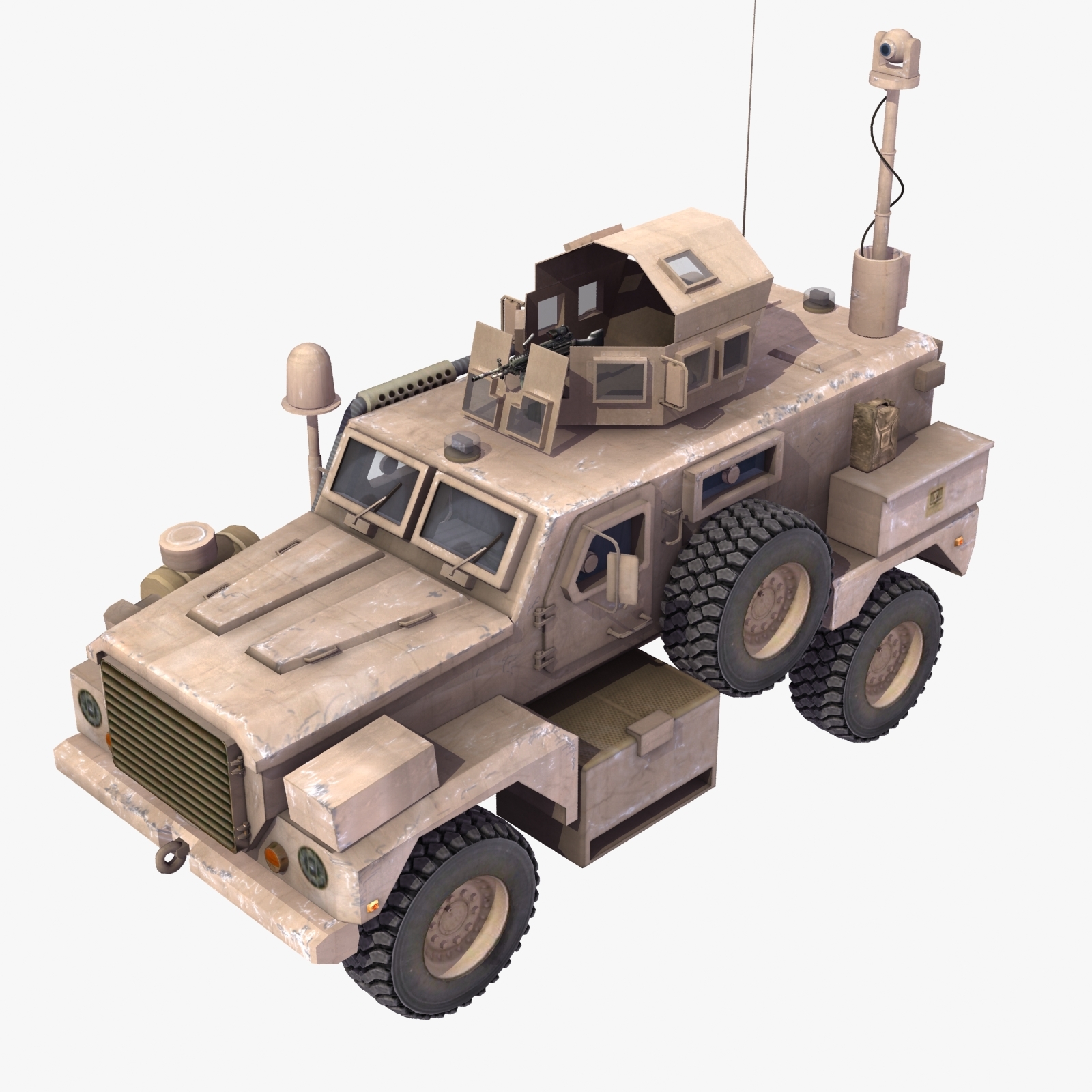 3d cougar 4x4 mrap model