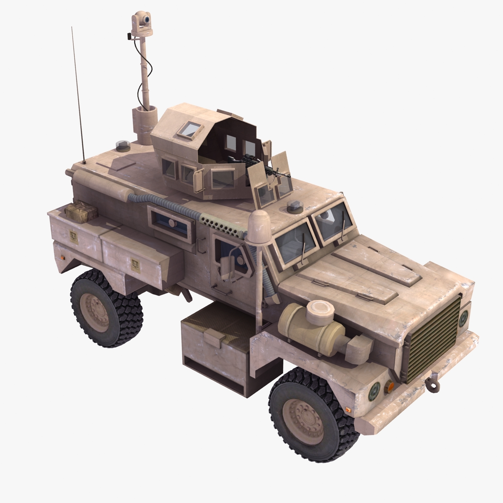 3d cougar 4x4 mrap model