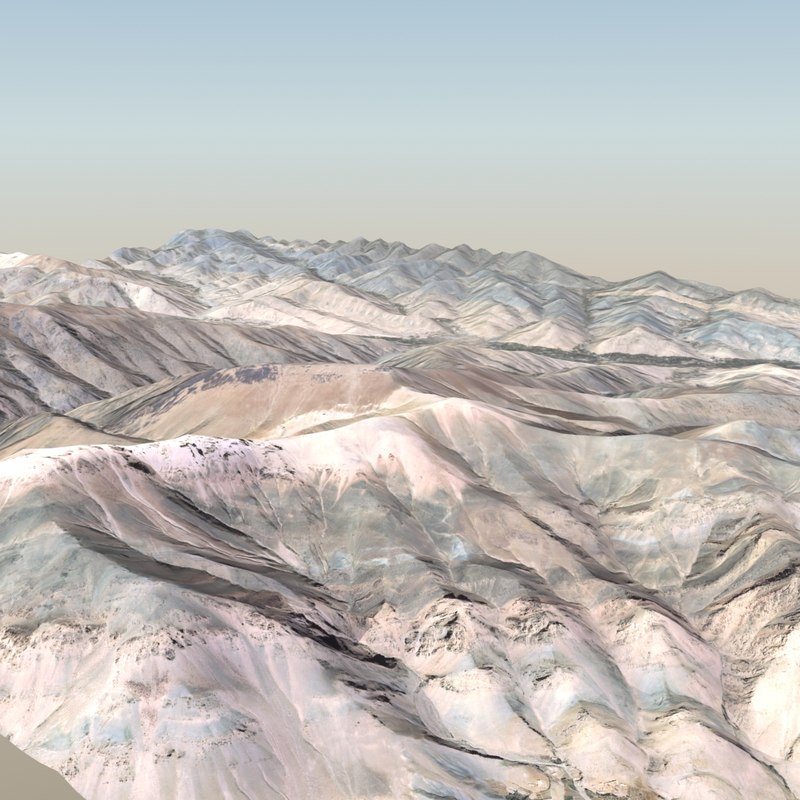 Desert terrain landscape 3D model - TurboSquid 1495517