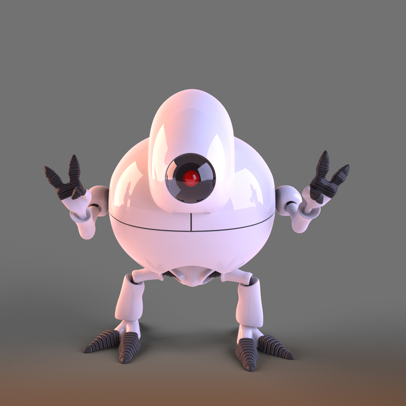 giru robot 3d model