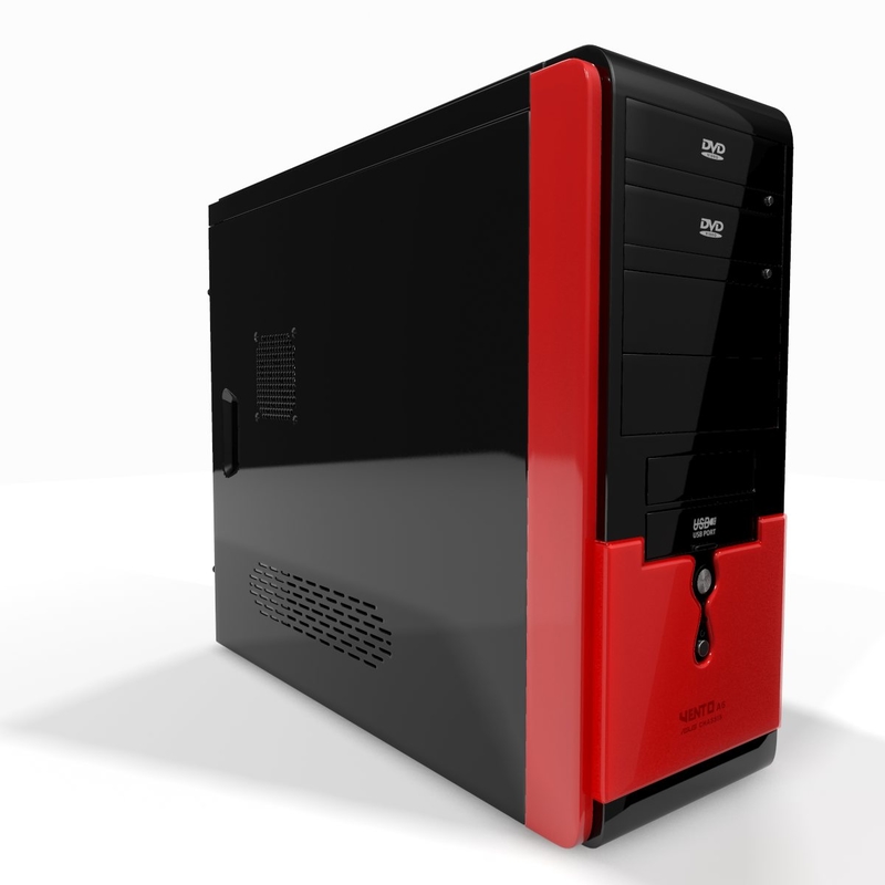 computer case asus ta-663 3d model