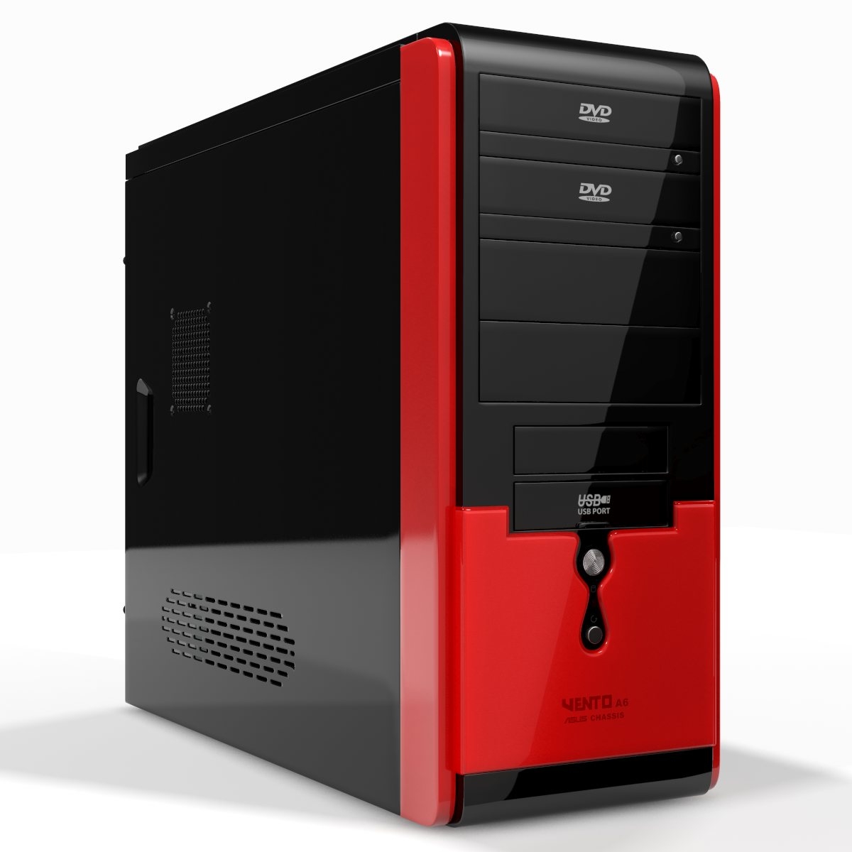 computer case asus ta-663 3d model