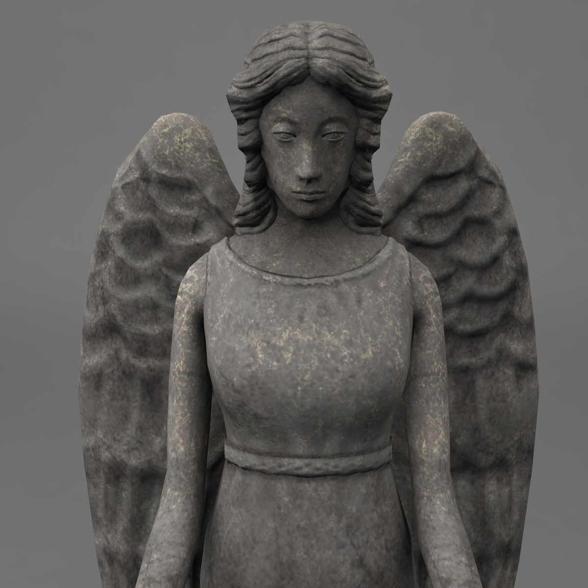 3dsmax angel statue