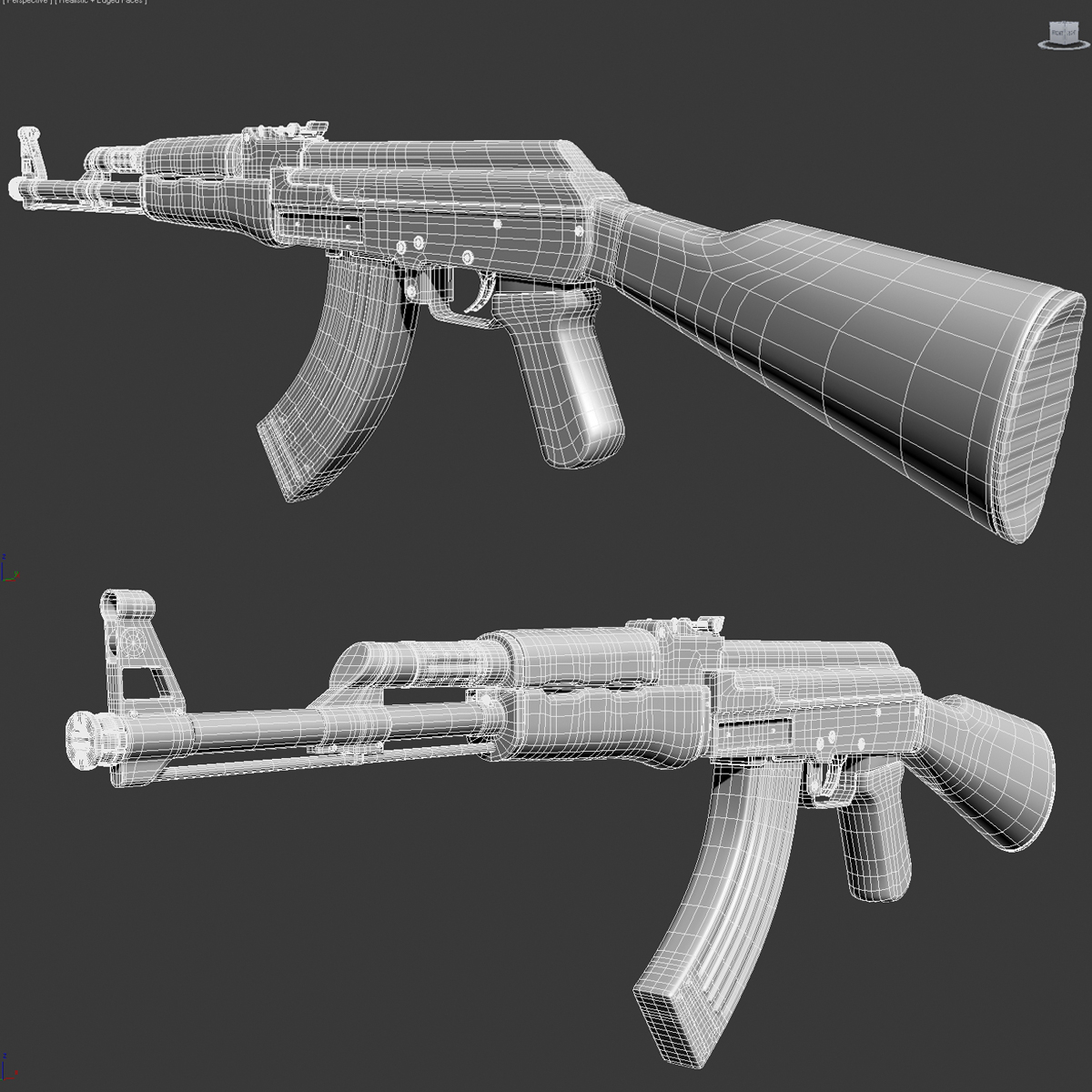 ak 47 3d max