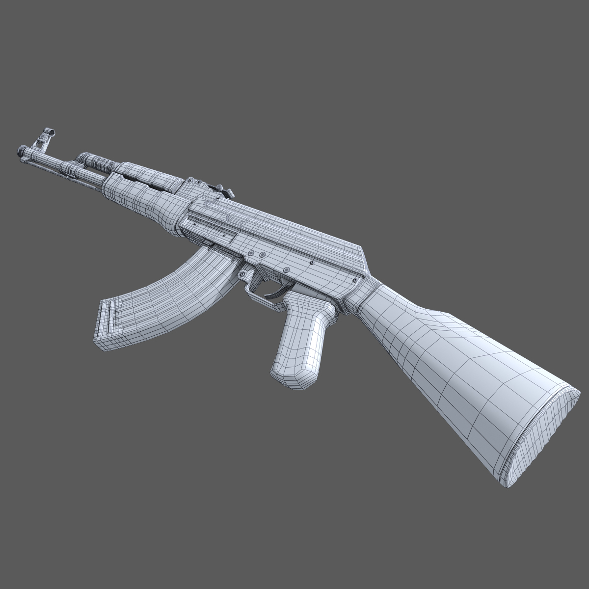 ak 47 3d max