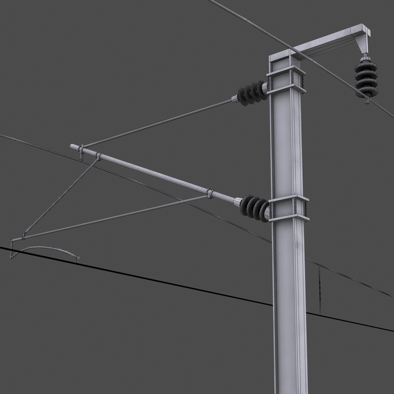 3d power pole