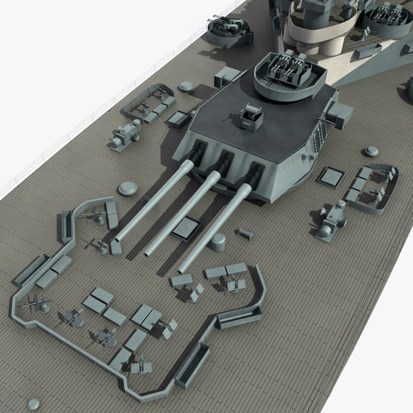 3d uss bb 63 missouri model