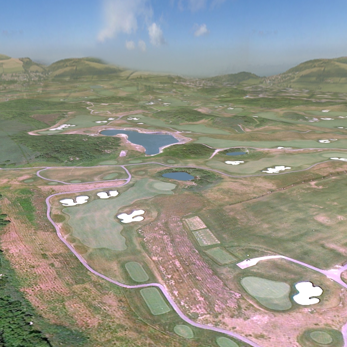golf course terrain lightwave 3d fbx