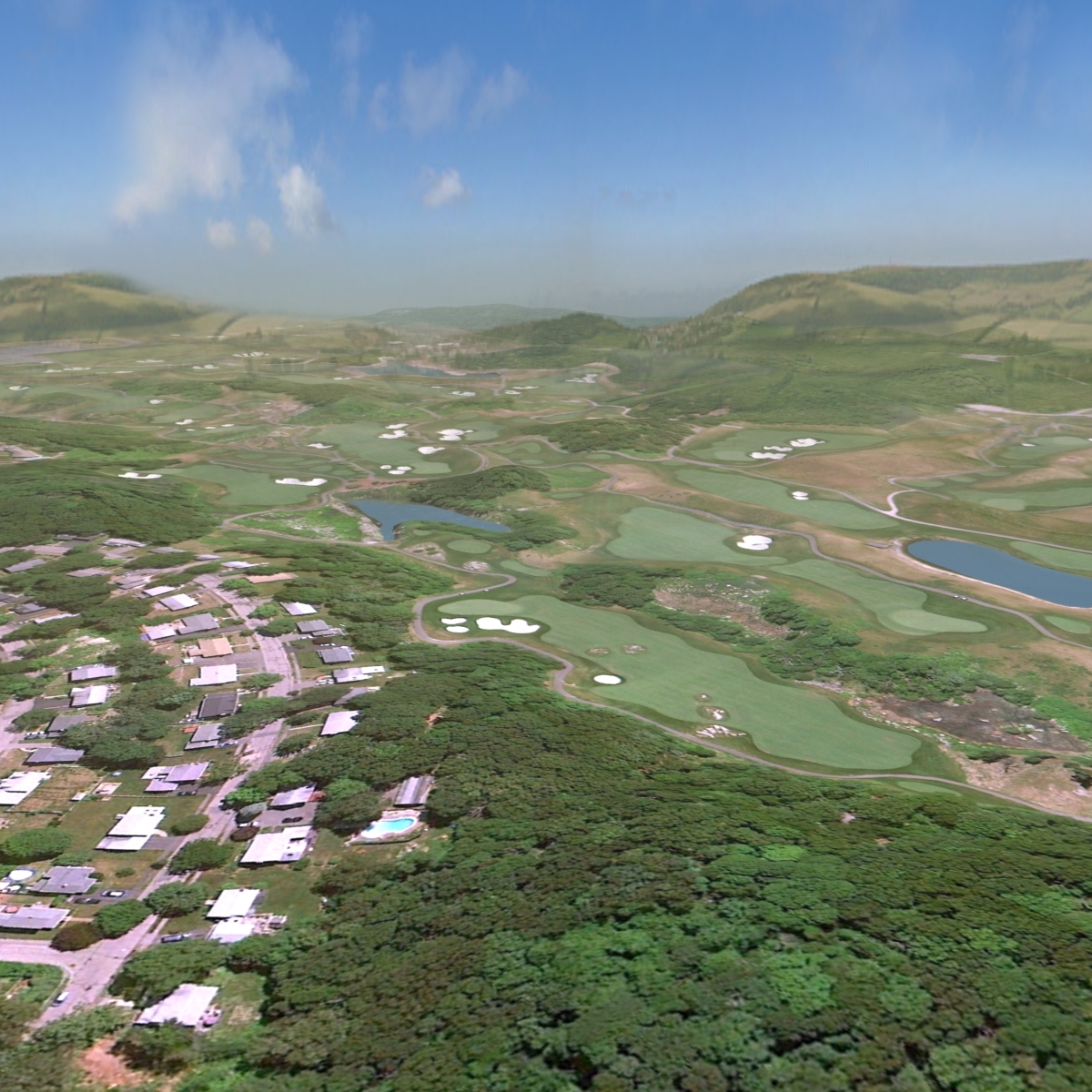 golf course terrain lightwave 3d fbx