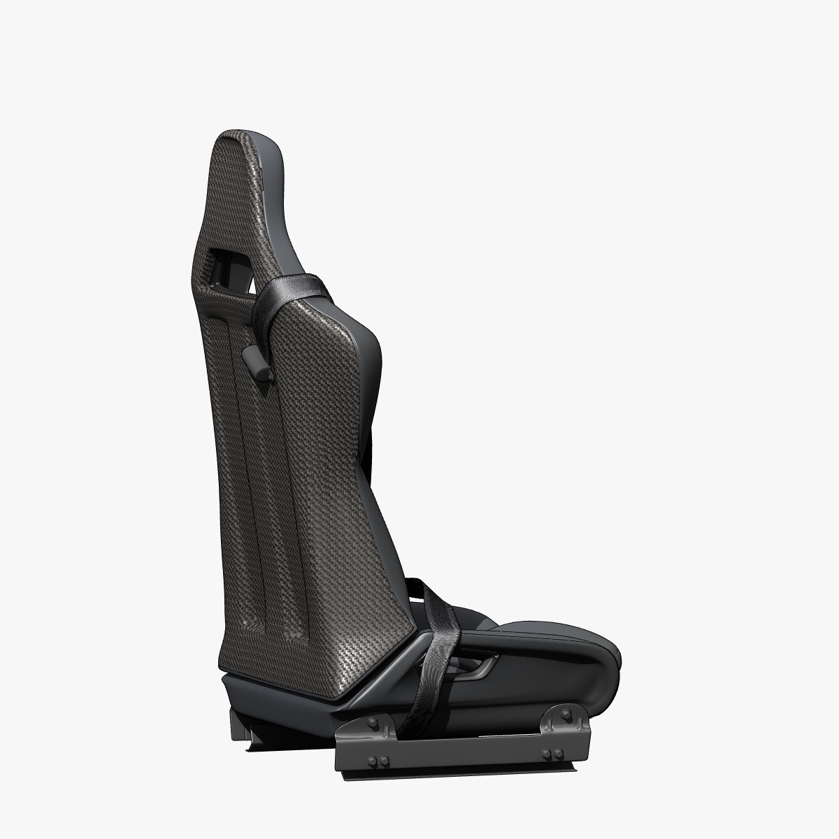 racing car seat 3d max