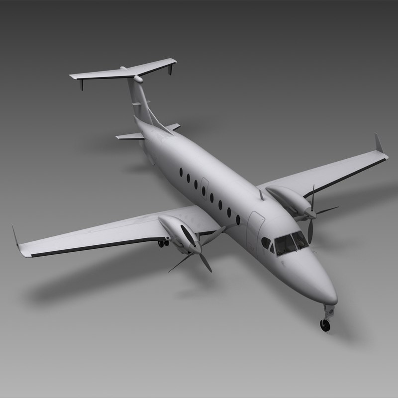 3d realistic passenger aircraft model