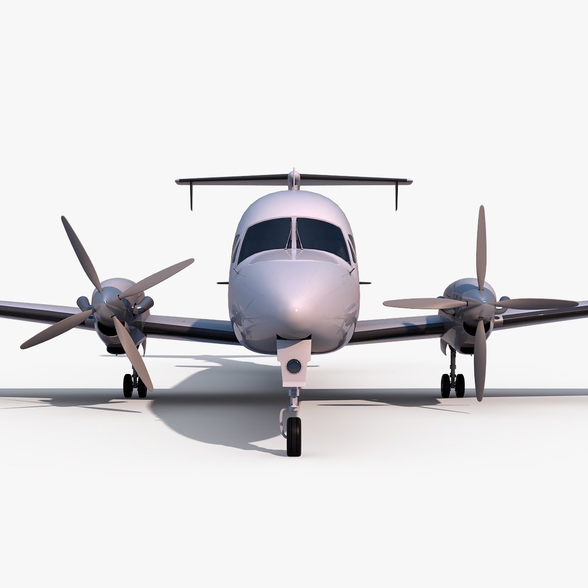 3d realistic passenger aircraft model