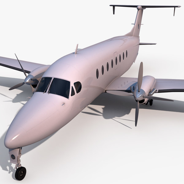 3d realistic passenger aircraft model