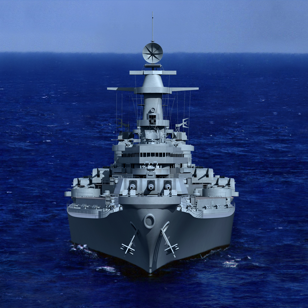 uss bb 63 missouri 3d model