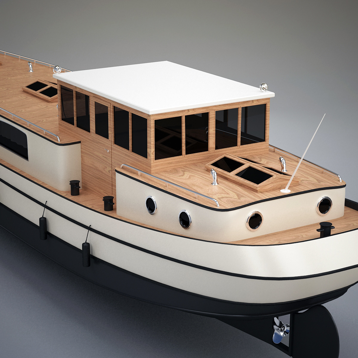 3ds max dutch barge home