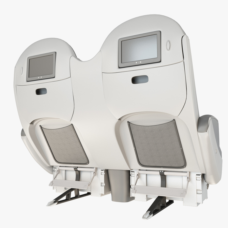 3d jal sky shell seat model