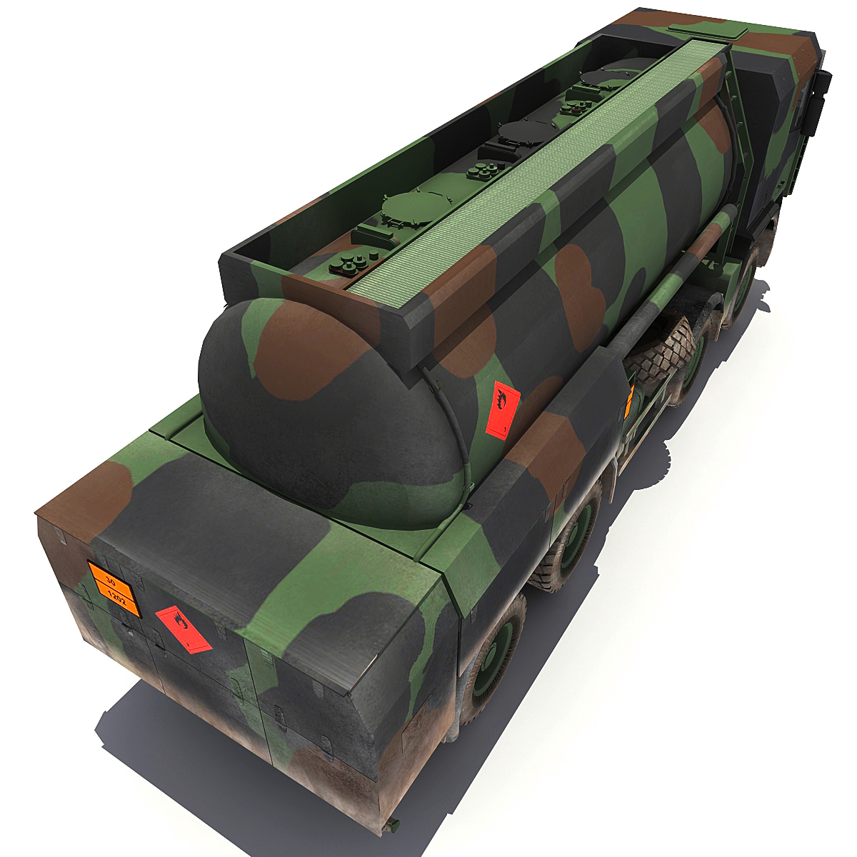 iveco military wheeled tanker 3ds