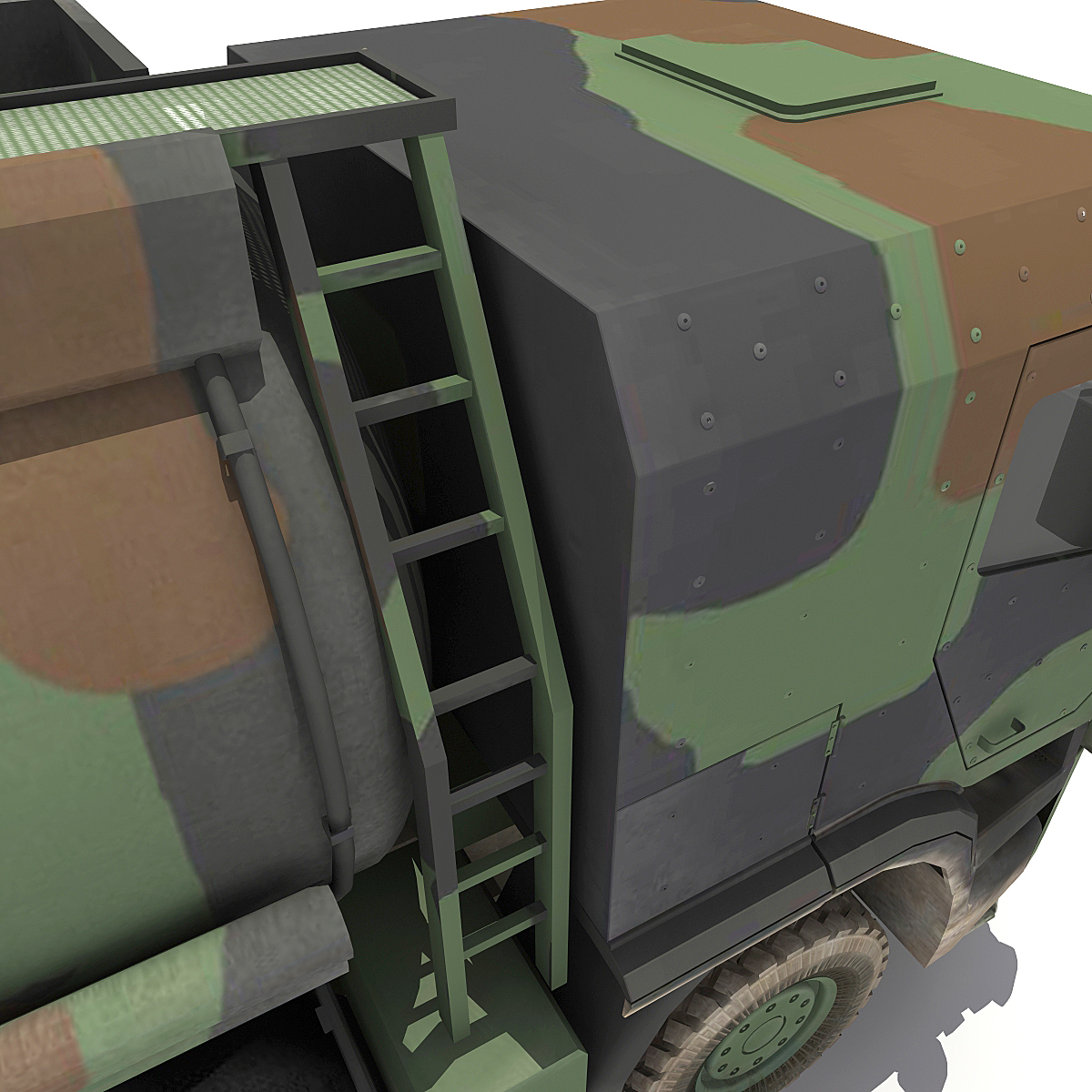 iveco military wheeled tanker 3ds
