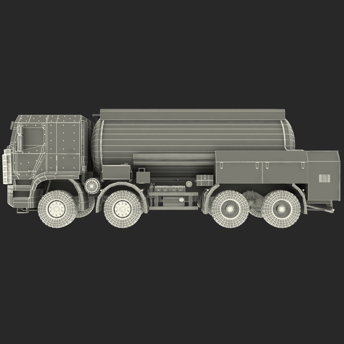 iveco military wheeled tanker 3ds