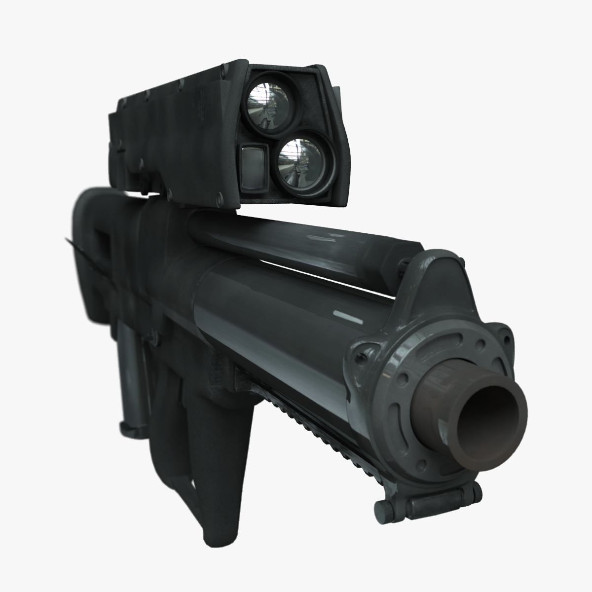 3d xm25 grenade launcher model