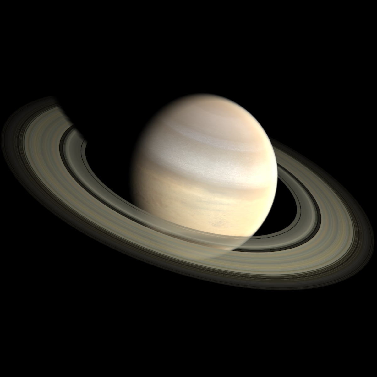 atmosphere saturn 3d model