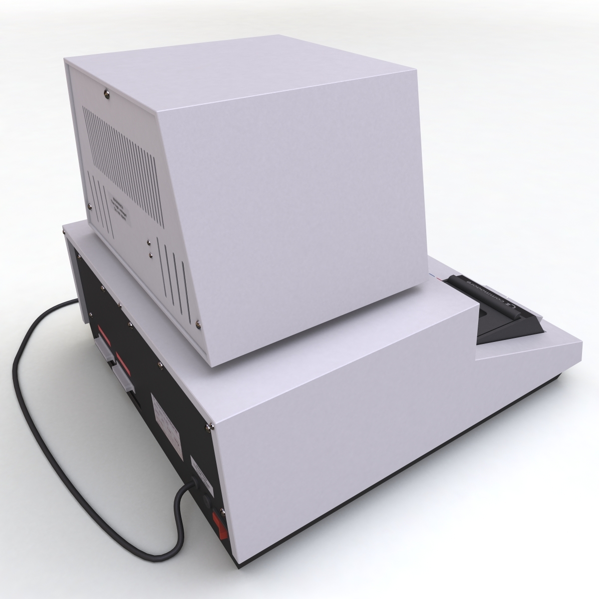 retro computer pet 2001 3d max