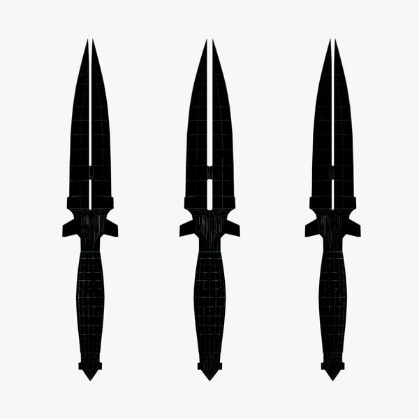 gil double shadow dagger 3d model