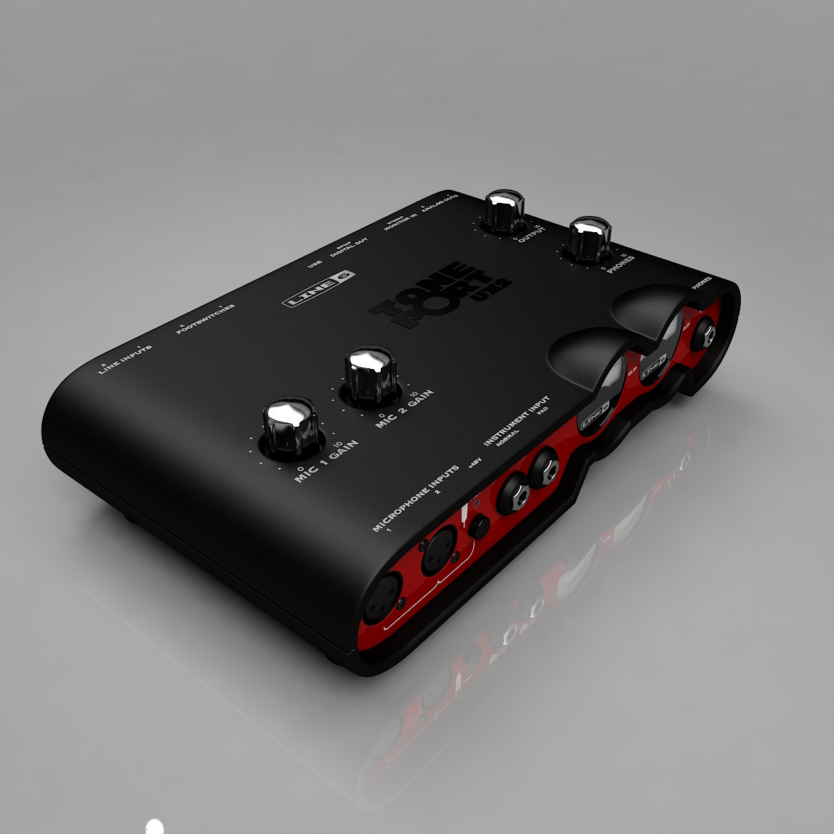 3d line6 ux2 external usb model