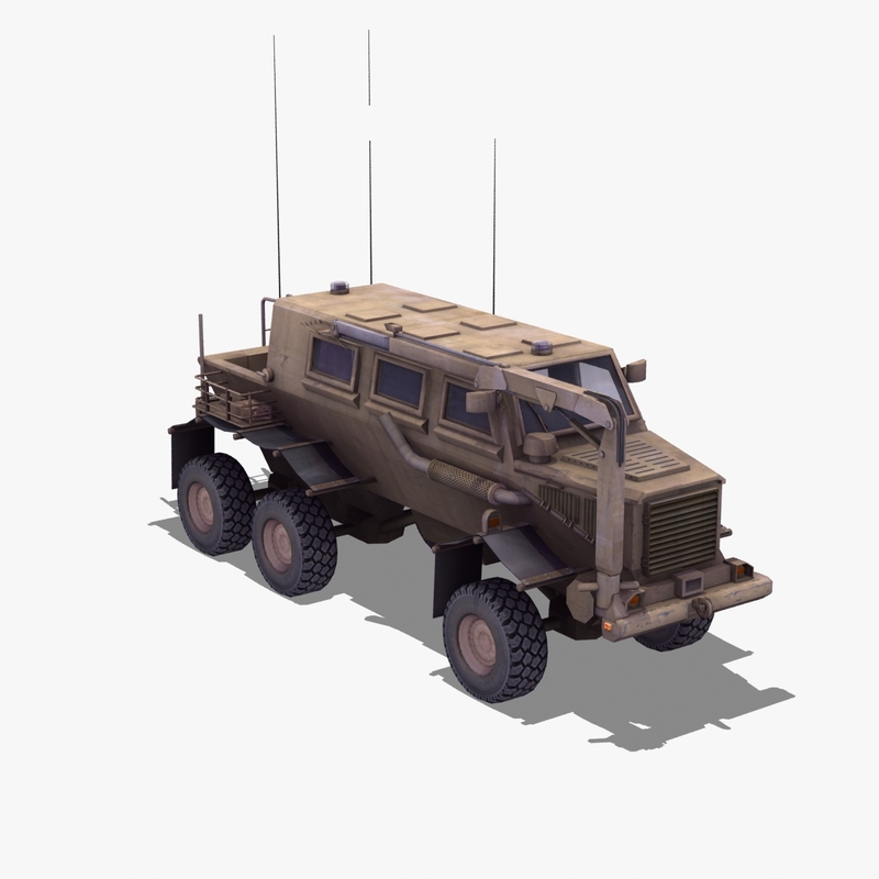 バッファローMRAP EOD車3Dモデル - TurboSquid 653717