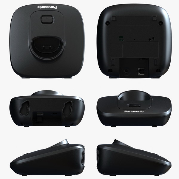 panasonic kx-tg6411 6411 phone 3d model
