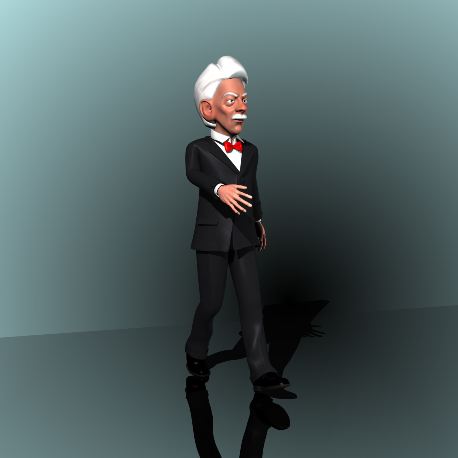 cartoon caricature 3d model