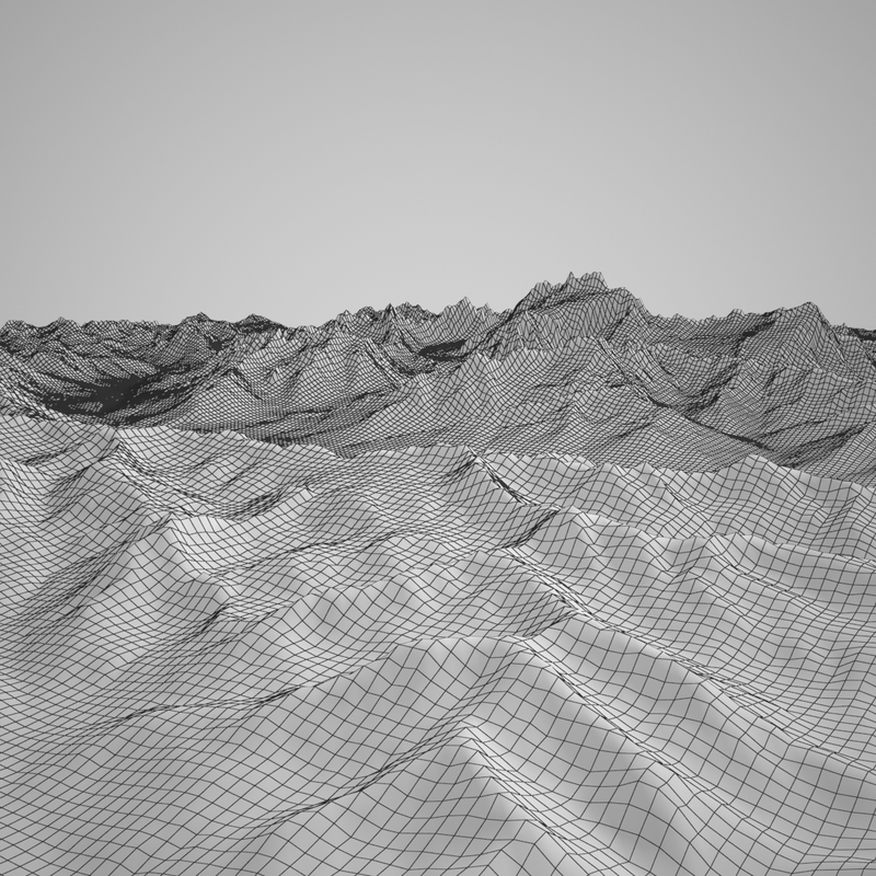 real terrains mount olympus 3d model