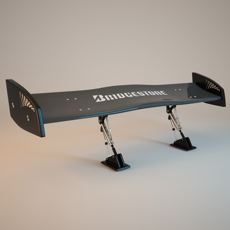 spoiler carbon 3d model