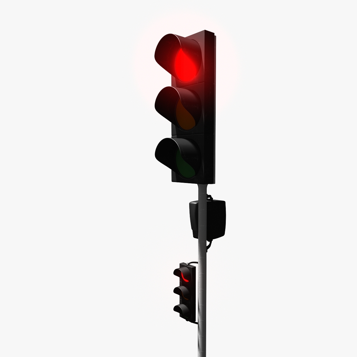 3d traffic lights model