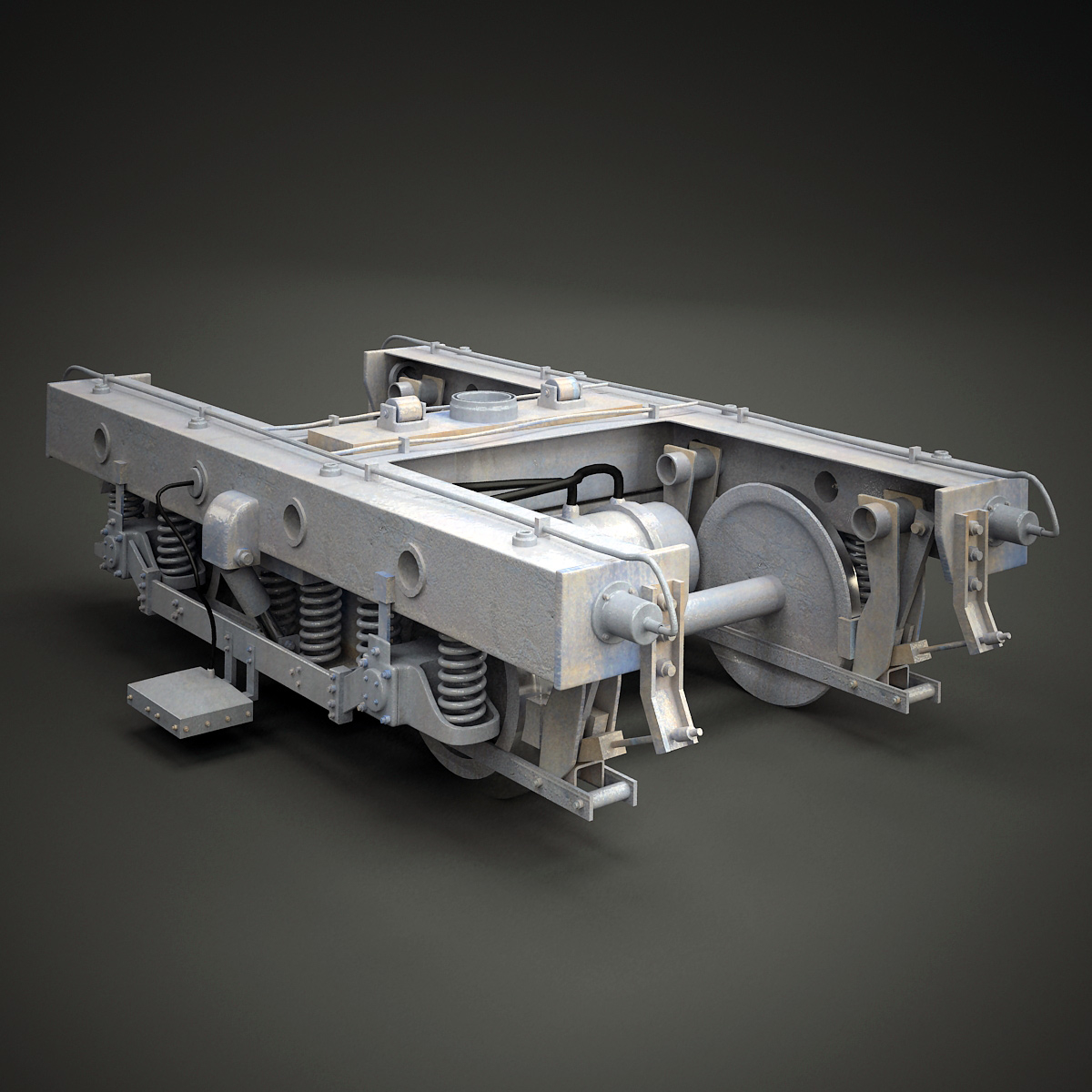3ds max train chassis