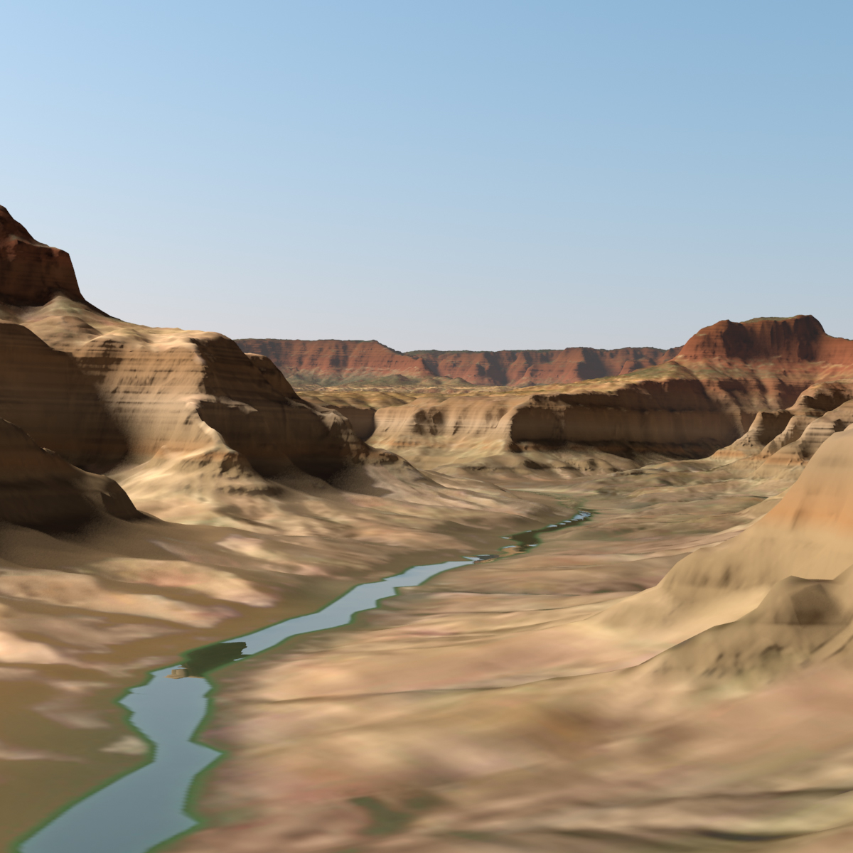 3d model real terrains grand canyon